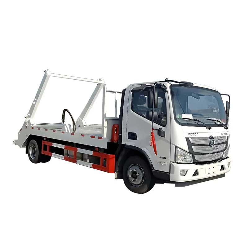 Foton 6m3 Swing Arm Container Rear Loader Garbage Truck-anka truck